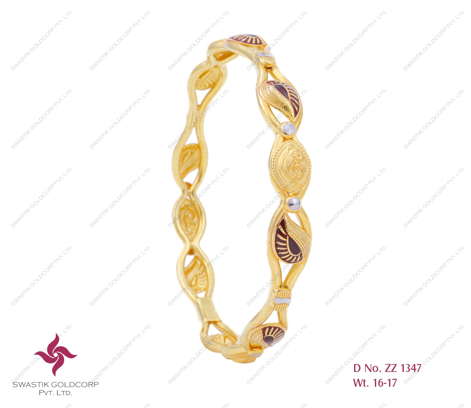 Zig Zag Bangles – Swastik Goldcorp