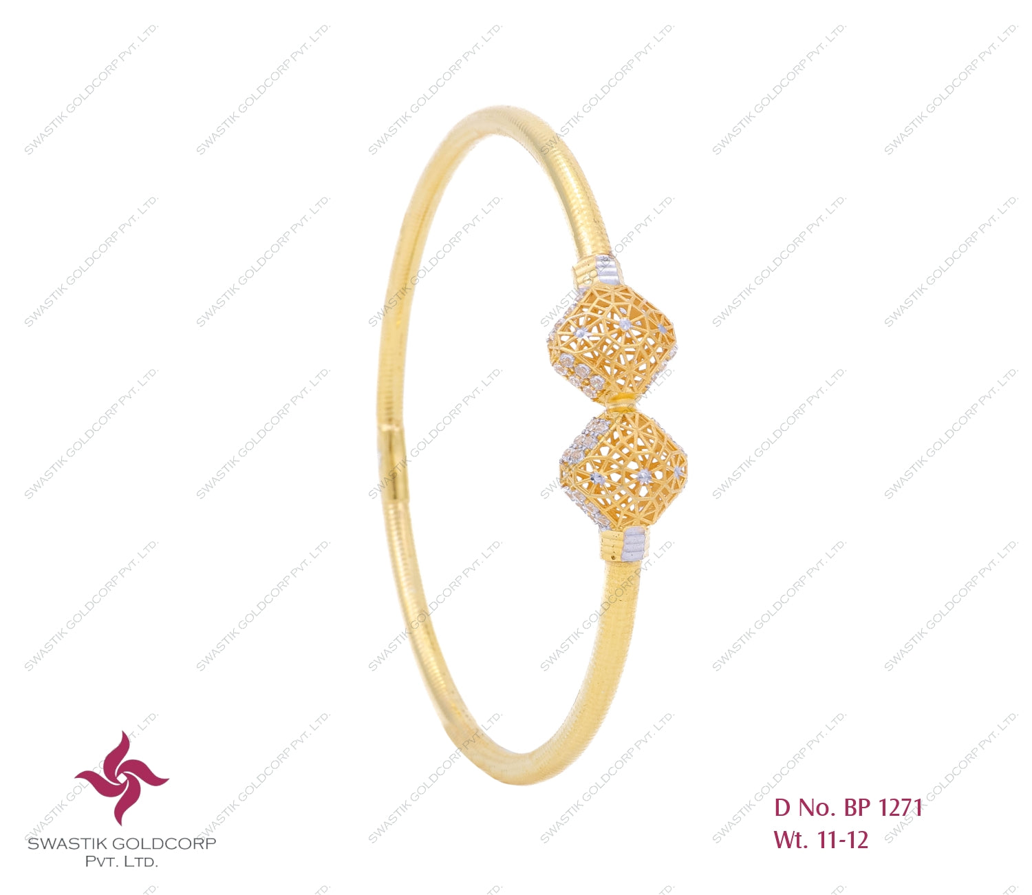 Round Pipe Bangles – Swastik Goldcorp